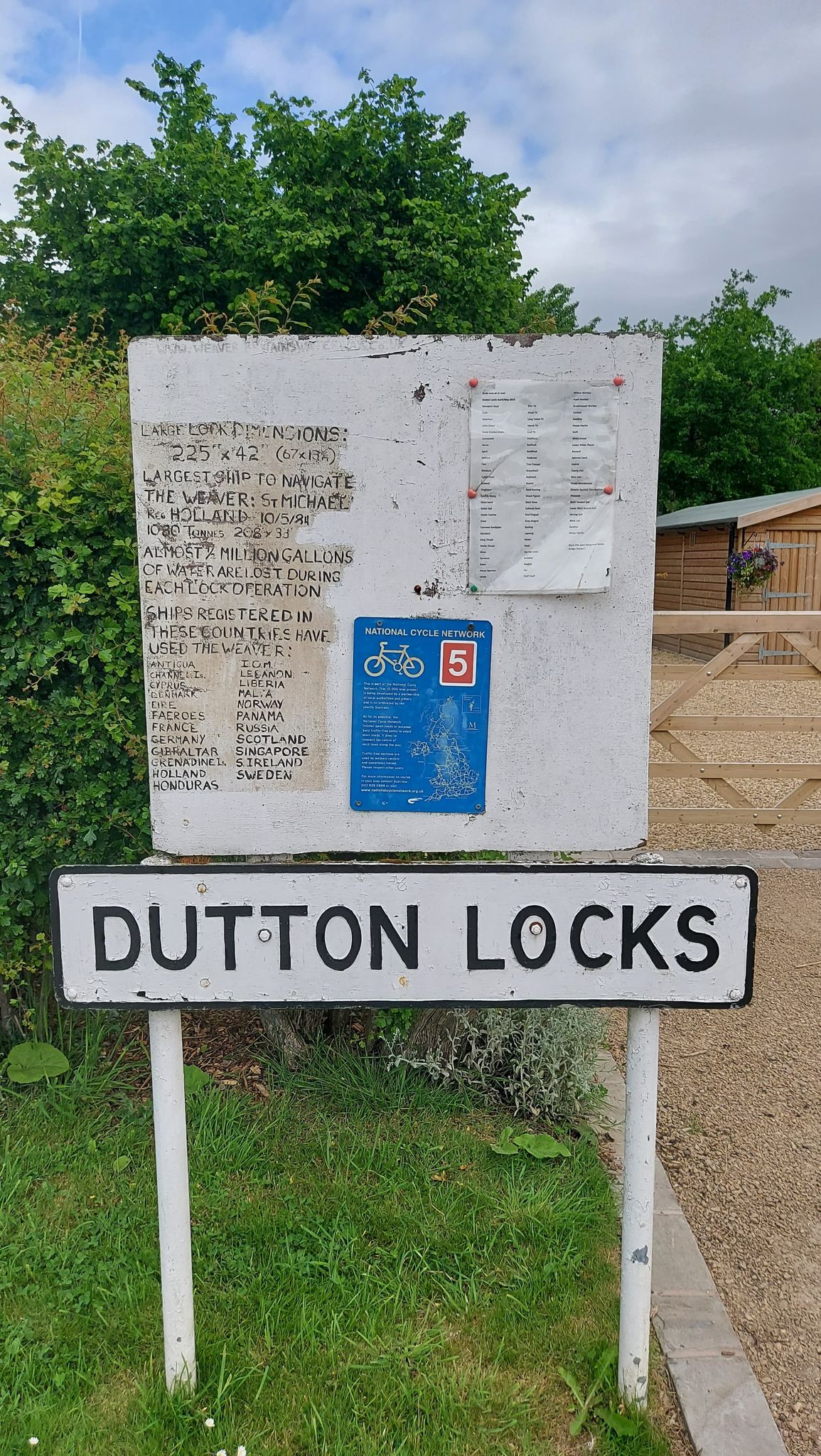 Lock Information | Discover the River Weaver Navigation